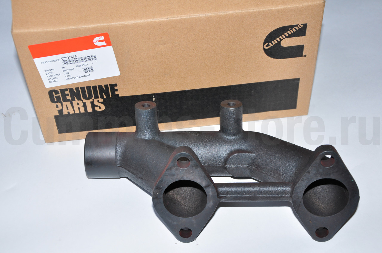 3937478 3943851 Коллектор выпускной / Manifold, Exhaust: купить с ...